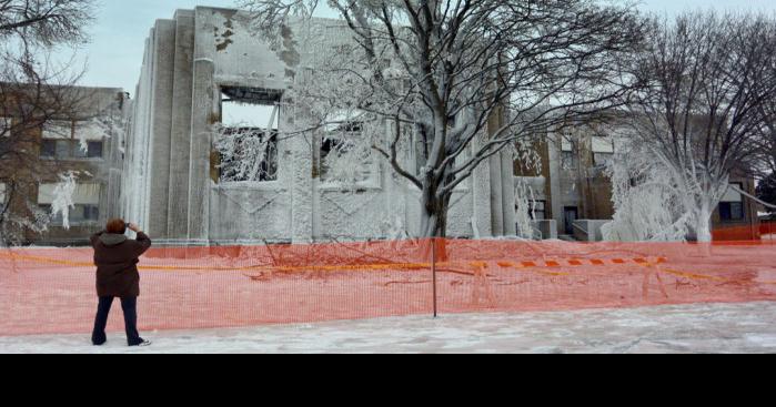 Fire damaged classrooms, other areas