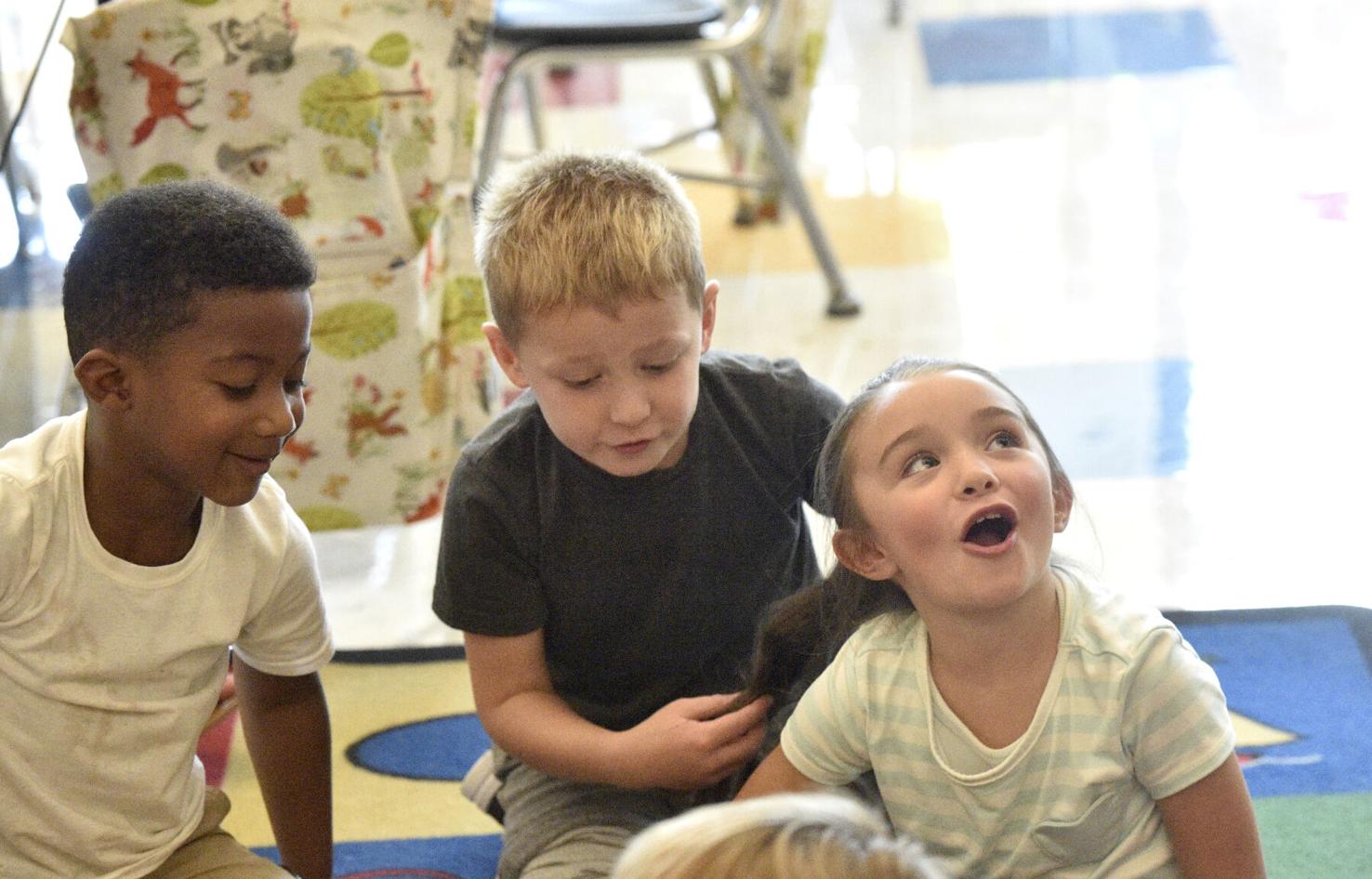 Five photos of Fratt Elementary after-school learning
