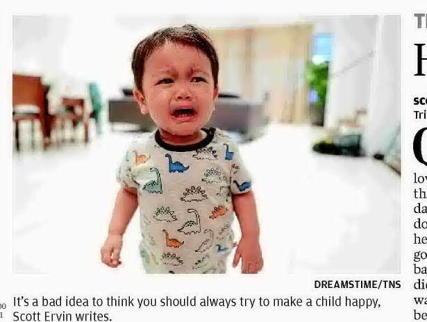 How to handle a kid causing a scene