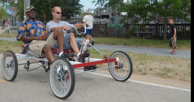 A quadcycle built for two