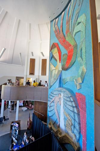 Merrill Hall mosaic remains in storage eight years after tornado ...