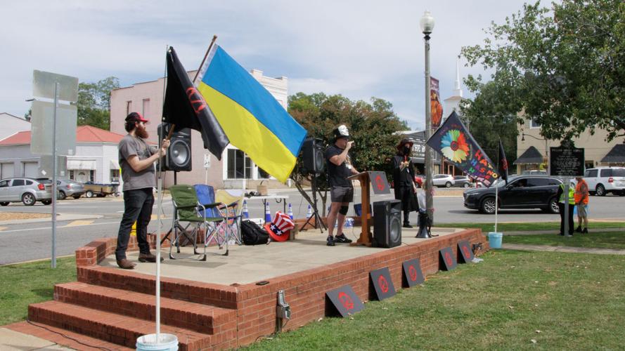 50501 Movement protests Saturday on Jacksonville Public Square | News ...