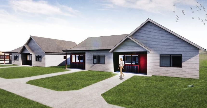 Teacher houses currently under construction at Stanford Public Schools ...