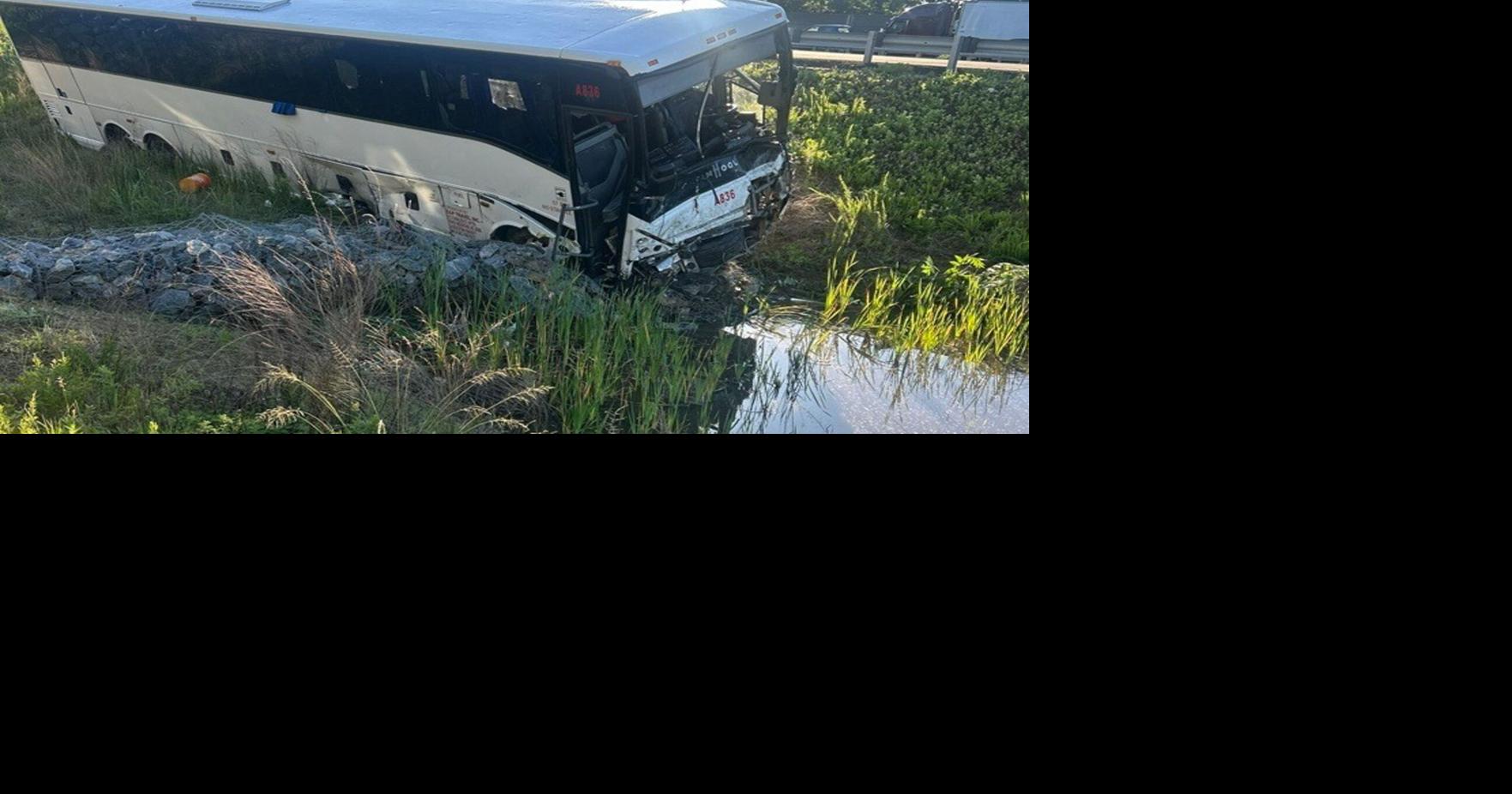 5 people dead and 44 injured after bus hits cars on Virginia interstate ...
