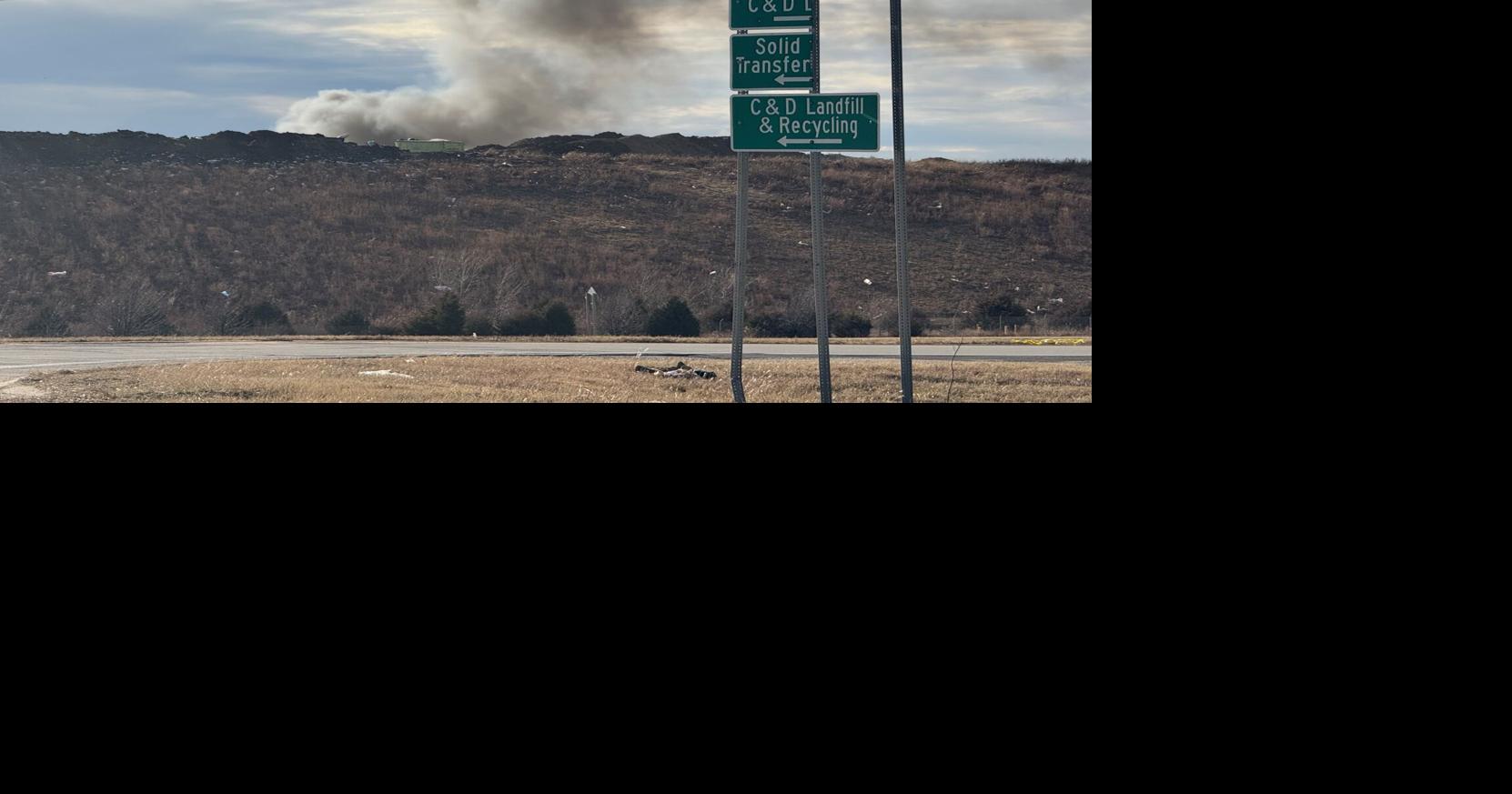 Fire breaks out at landfill near K‑96 and West Street | Trusted News ...