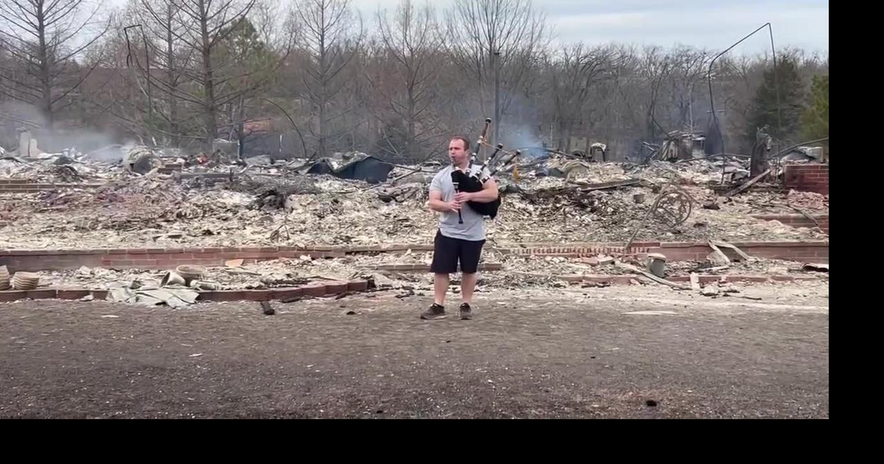 AMAZING GRACE: Stillwater man plays bagpipes after home burns down ...