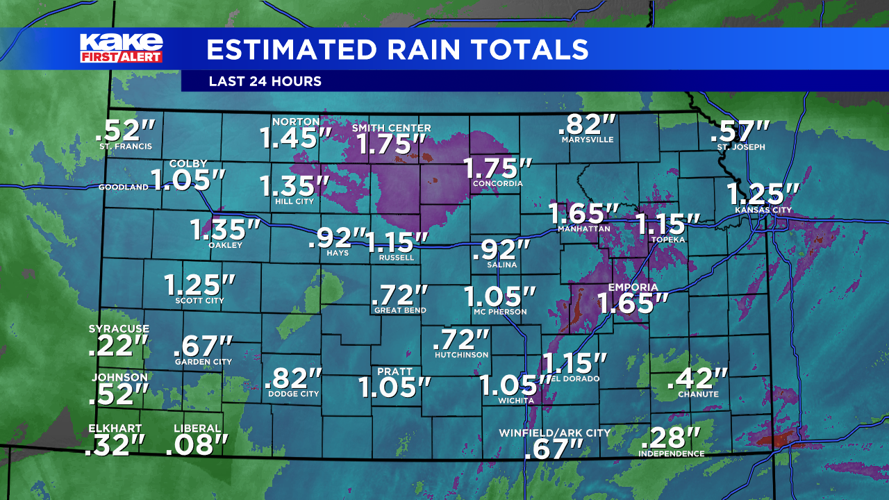 Rain returns to KAKEland | Trusted News Source for Wichita & Kansas ...