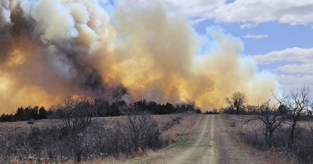 Emergency personnel work to control numerous southwest Kansas wildfires ...