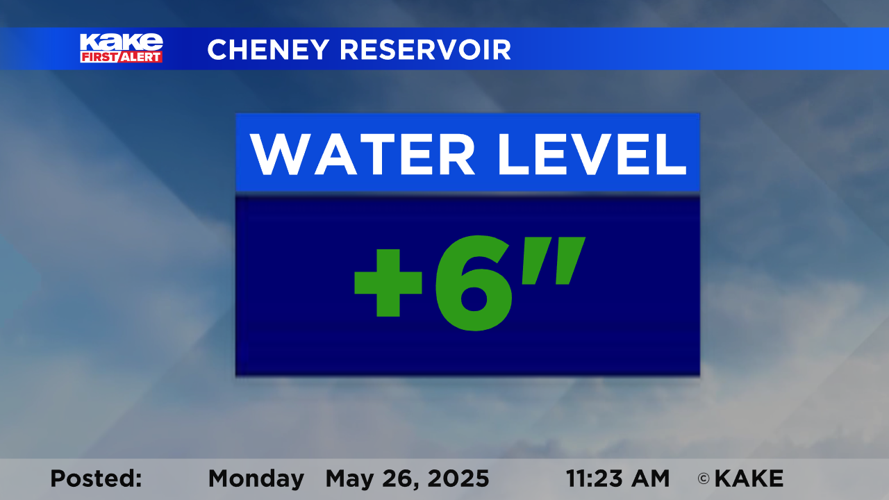 Multiple rounds of heavy rain give Cheney Reservoir a big boost ...