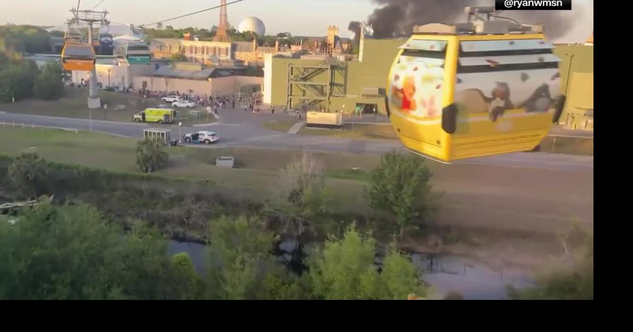 Walk-in cooler fire causes smoke plume above France Pavilion at Disney ...