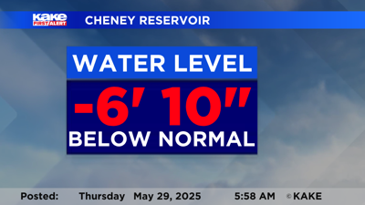 Multiple rounds of heavy rain give Cheney Reservoir a big boost ...