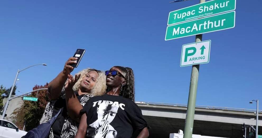 Tupac Shakur has an Oakland street named for him 27 years after his ...