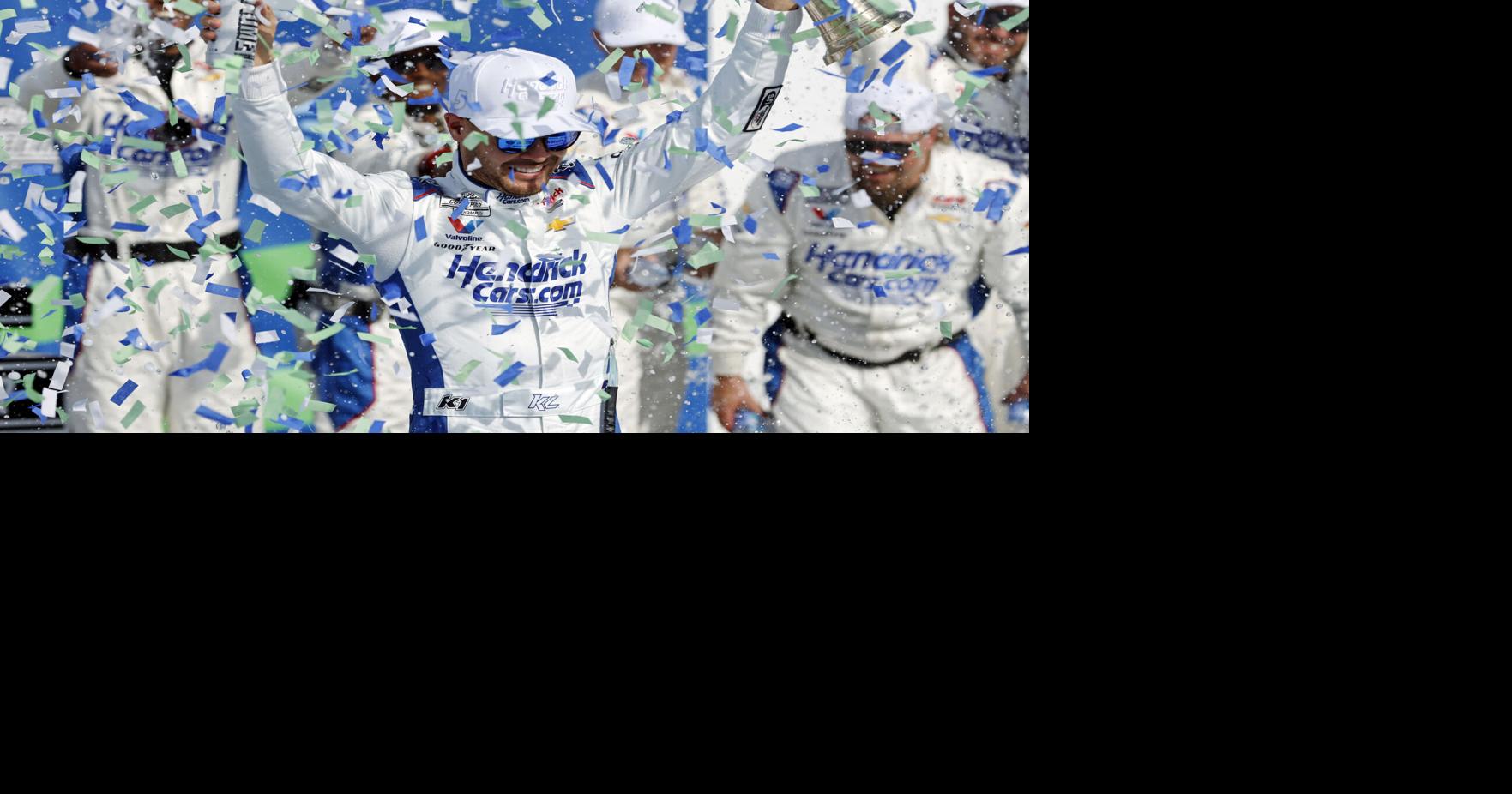Kyle Larson wins again at Kansas Speedway for 3rd NASCAR Cup Series win ...