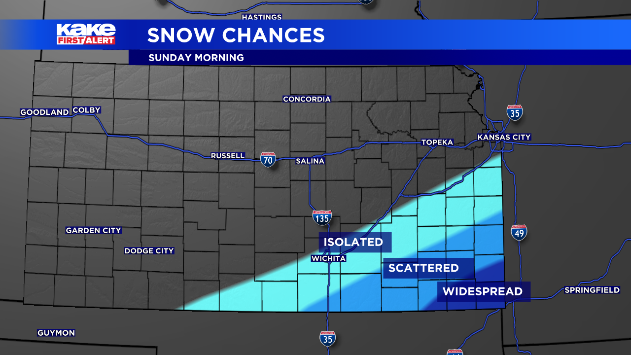 Snow continues into Saturday night across parts of KAKEland | Weather ...