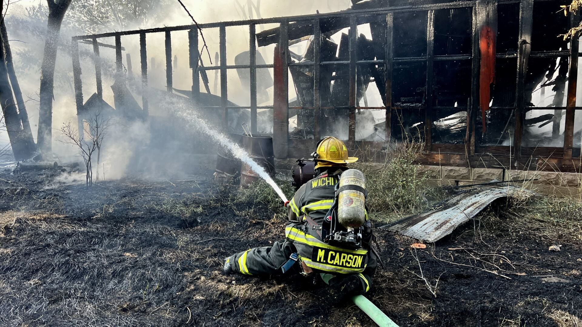 Investigation underway after fire burns down garage in northeast ...