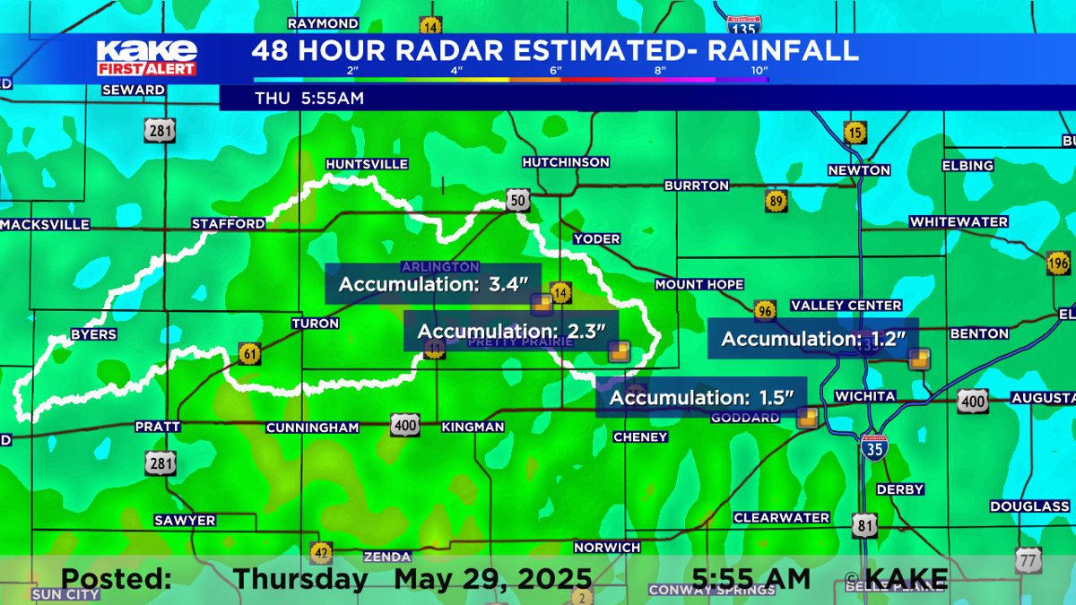 Multiple rounds of heavy rain give Cheney Reservoir a big boost ...