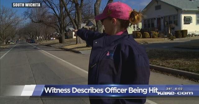 Witness describes moment Wichita police officer was hit | | kake.com
