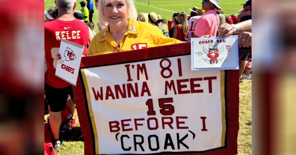 An 81-year-old Chiefs fan dreamed of meeting Patrick Mahomes before she ...
