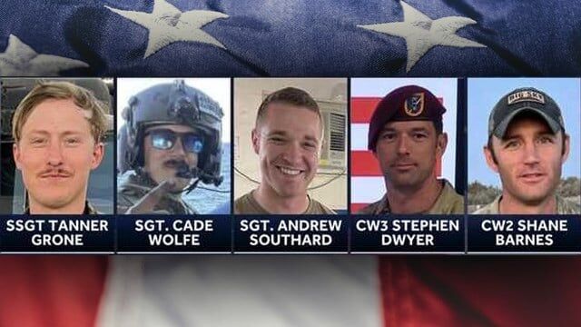 5 US special operations troops killed in Veterans Day weekend crash after training 'mishap ...