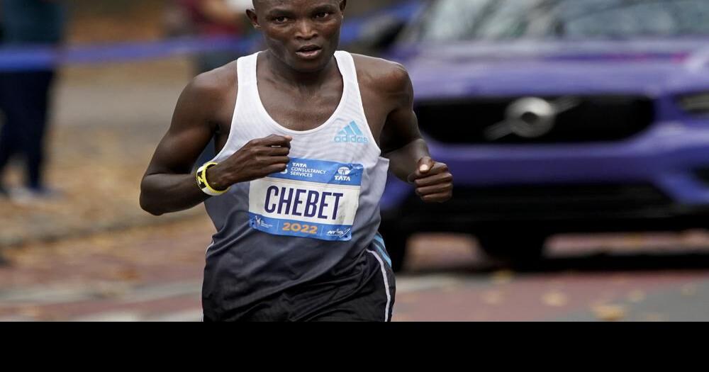 Chebet and Lokedi of Kenya win NYC Marathon races in debuts | News | kake.com