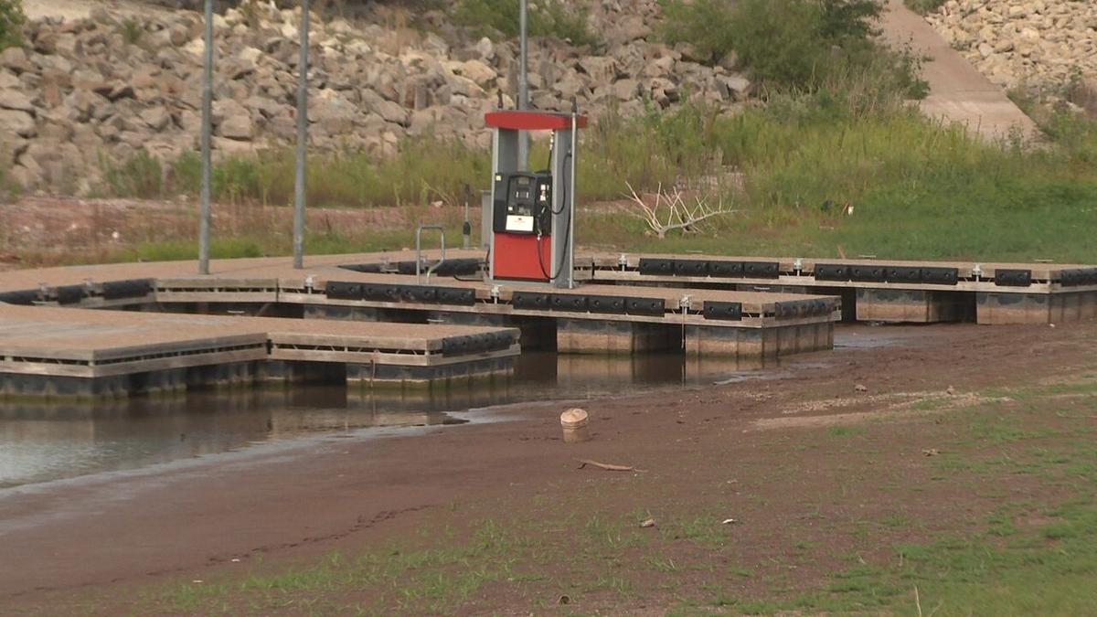 Water level at Cheney Lake drops to its lowest in over 50 years ...