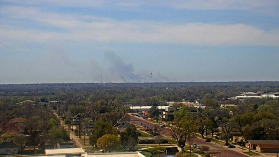 Fire near Quivira National Wildlife Refuge burning out of control ...