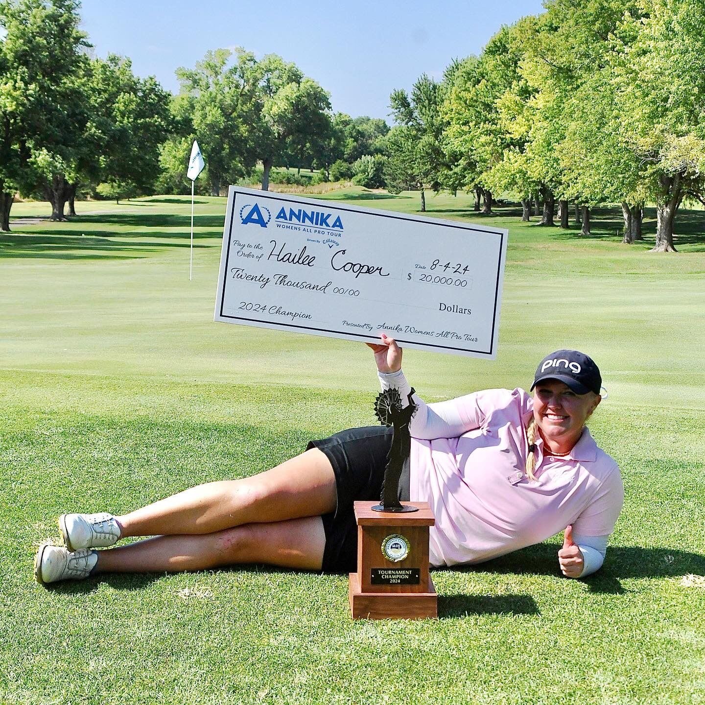 Hailee Cooper ties course record with 9-under final round to win ...