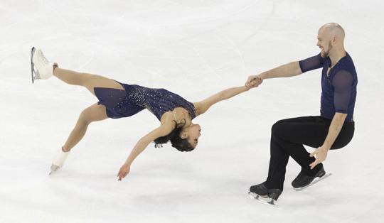 Ellie Kam and Danny O'Shea dazzle in pairs competition to open the US ...