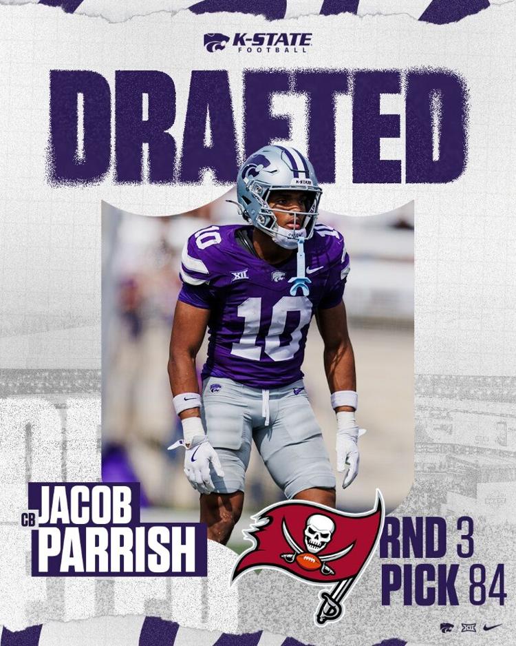 K-State's Jacob Parrish selected by Tampa Bay in third round of NFL ...