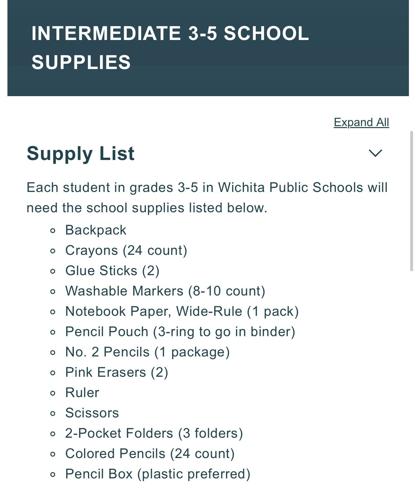 School supply shopping: Wichita vs. Maize | Trusted News Source for ...