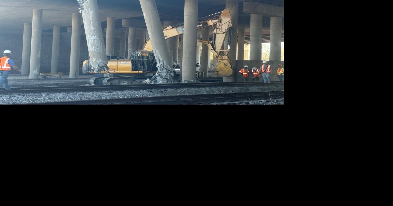 One lane of I-135 reopens in north Wichita following train derailment ...