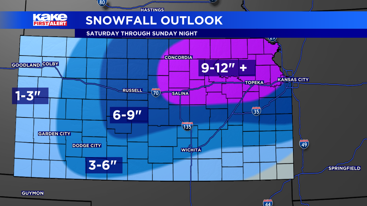 Major winter storm hits Kansas, blizzard warnings in effect | Trusted ...