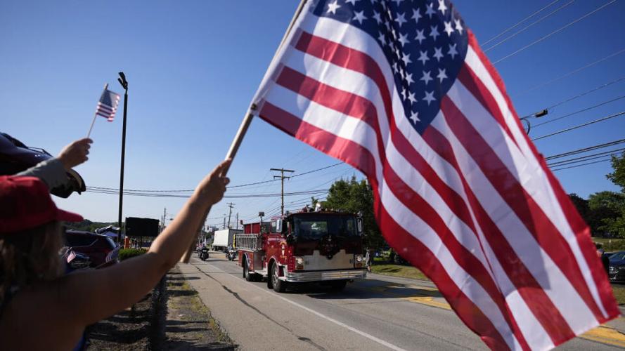 Firefighter killed at Trump rally honored with bagpipes, gun salute and ...