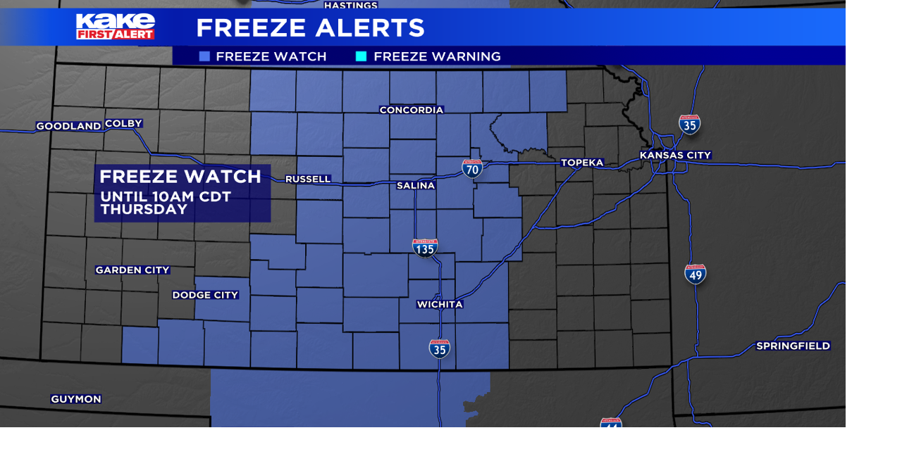Freeze possible in Wichita | Trusted News Source for Wichita & Kansas ...