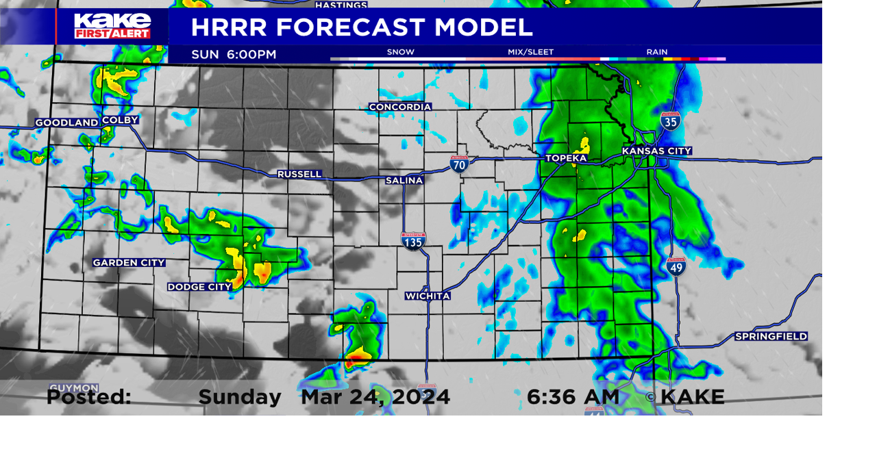Severe storms and even snow possible on Sunday | Weather | kake.com