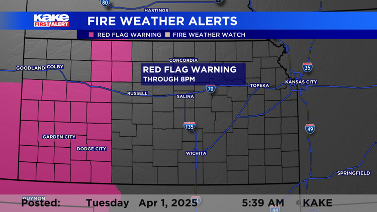 Tuesday brings high wind, fire danger, and severe weather threat ...