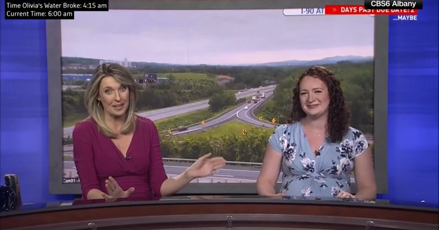 Pregnant news anchor stays on air during labor: ‘If I disappear, that’s ...