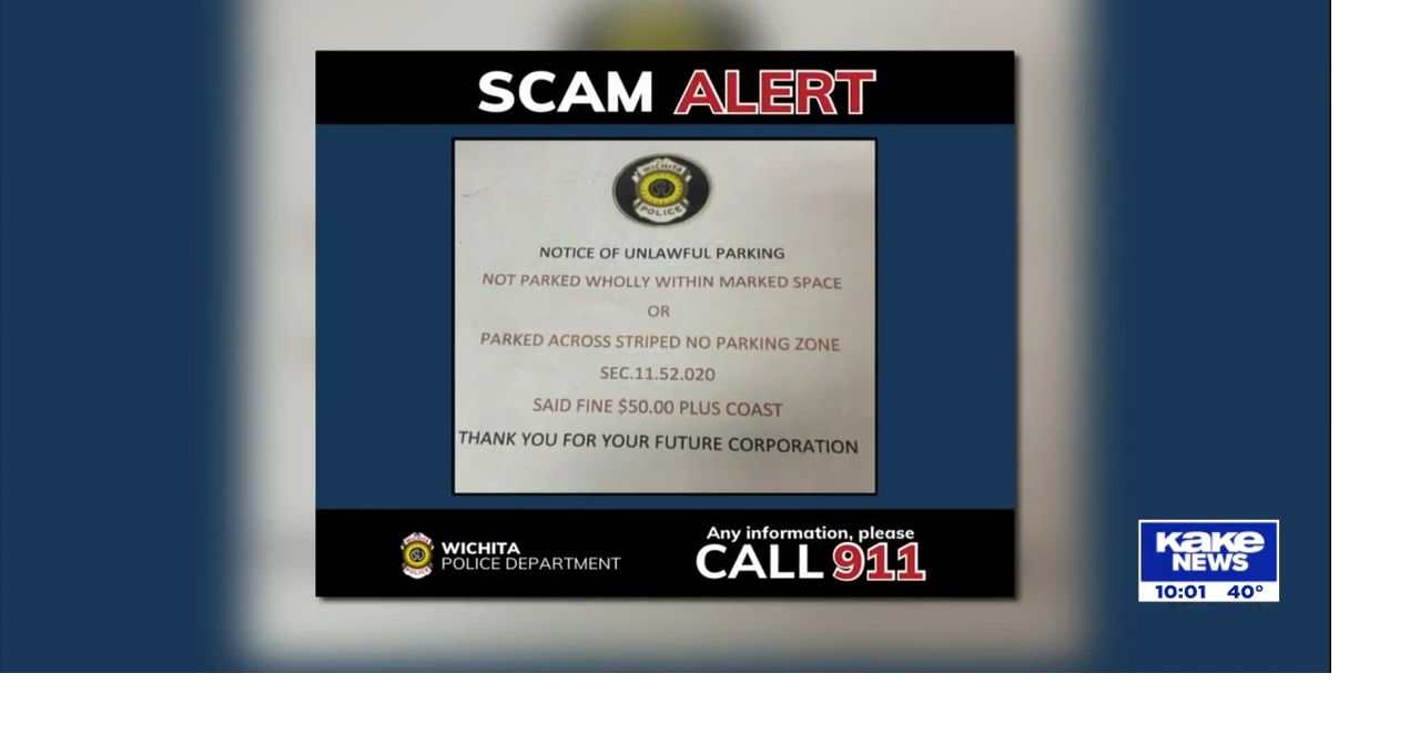 Wichita Police warn of fake traffic ticket scam targeting mall shoppers ...