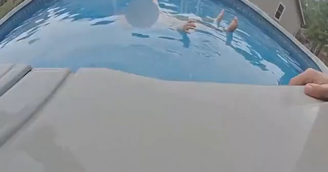 Officer rescues missing toddler with autism from neighbor's pool ...