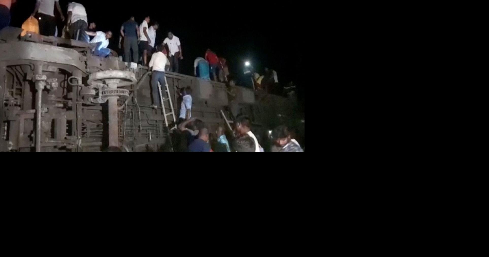 Dozens killed and over 300 injured in three-train crash in India ...