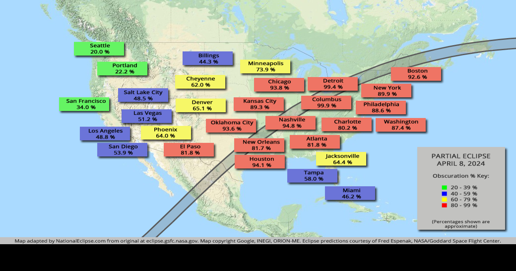 Where 2 upcoming solar eclipses can be seen in the US | Stories | kake.com