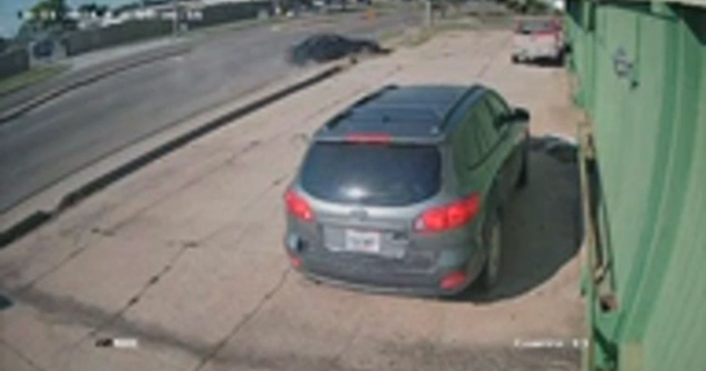 Video shows speeding car lose control before crashing into Wichita home ...
