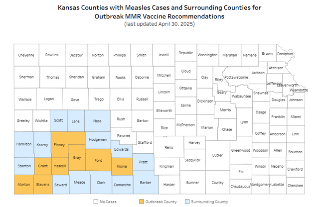 KDHE: 46 measles cases reported in southwest Kansas | Trusted News ...