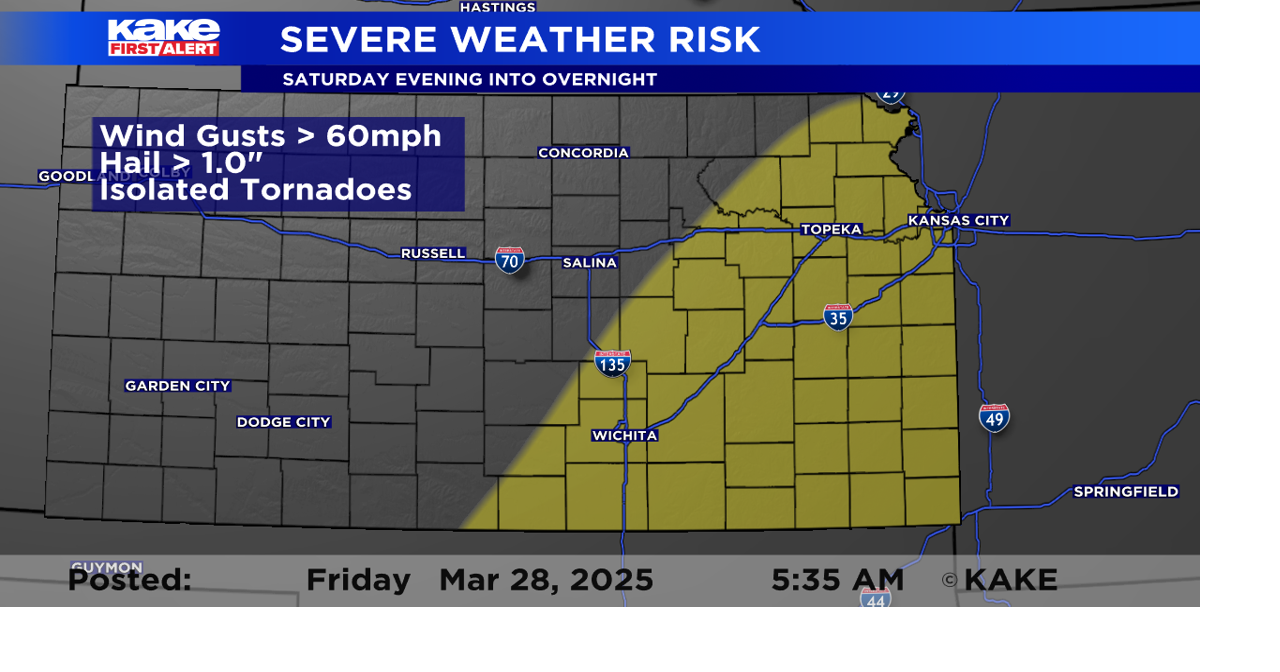 Severe storms and snowflakes possible this weekend | Trusted News ...
