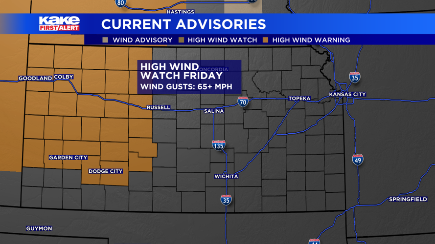 High wind, fire danger and treacherous travel conditions for Friday and ...