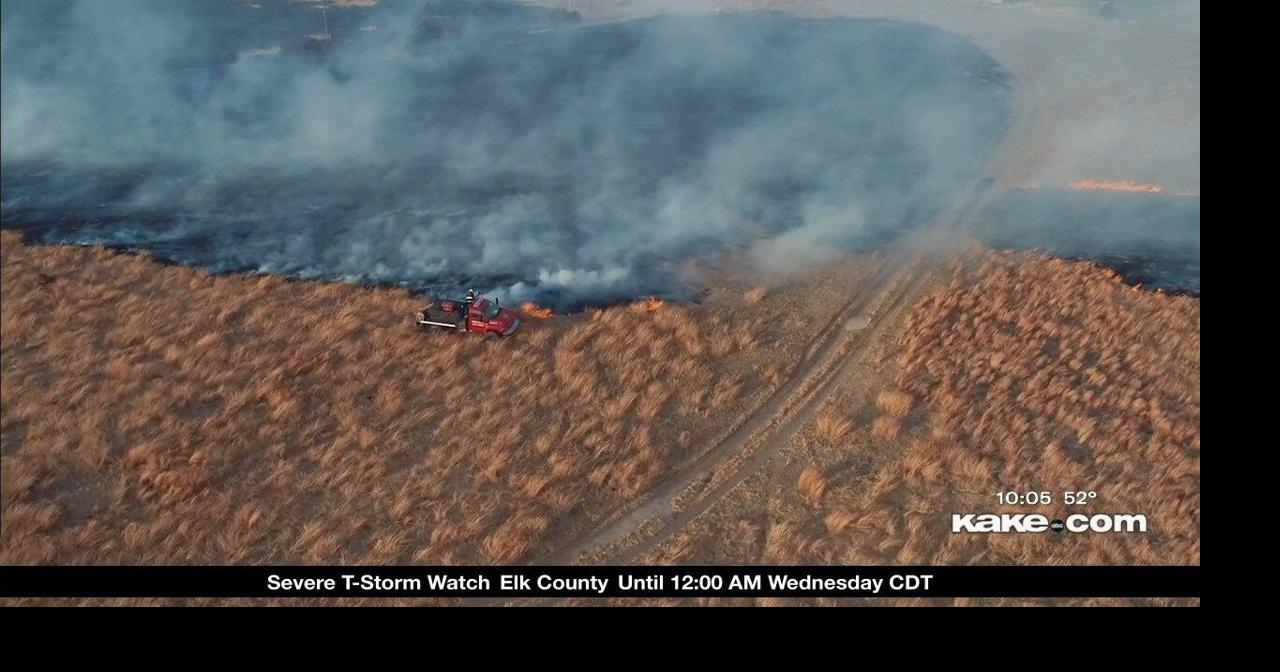 Warm temperatures and high winds fueled wildfires in western Kansas ...