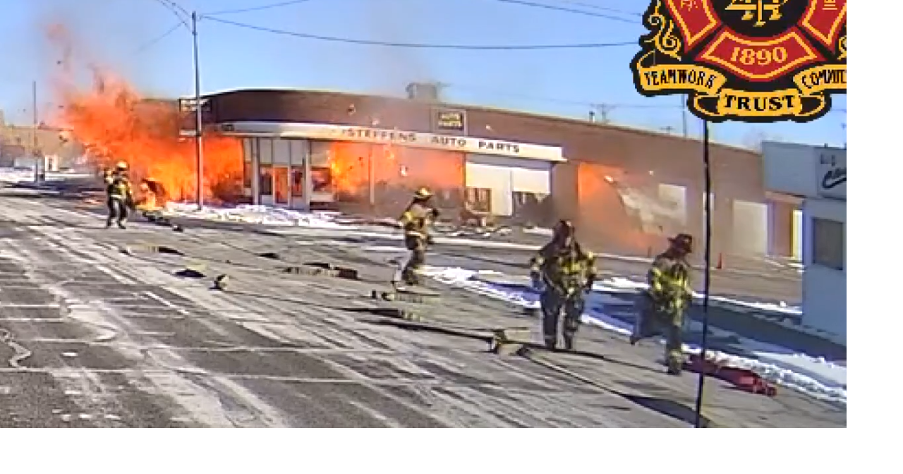 Fire department releases dashcam video of Hutchinson business explosion ...
