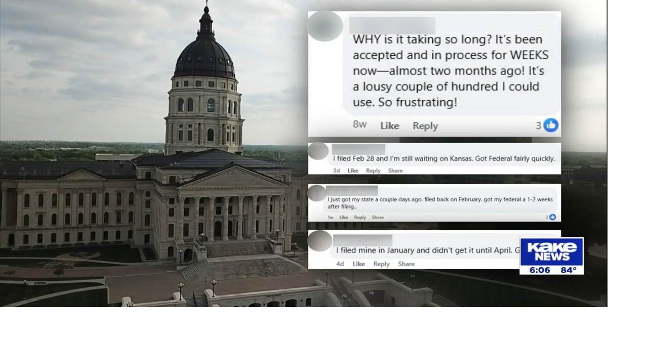Kansas taxpayers stuck waiting for tax refunds: 'There's something ...