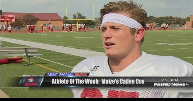 Athlete of the Week: Maize's Caden Cox | Friday Football Blitz | kake.com