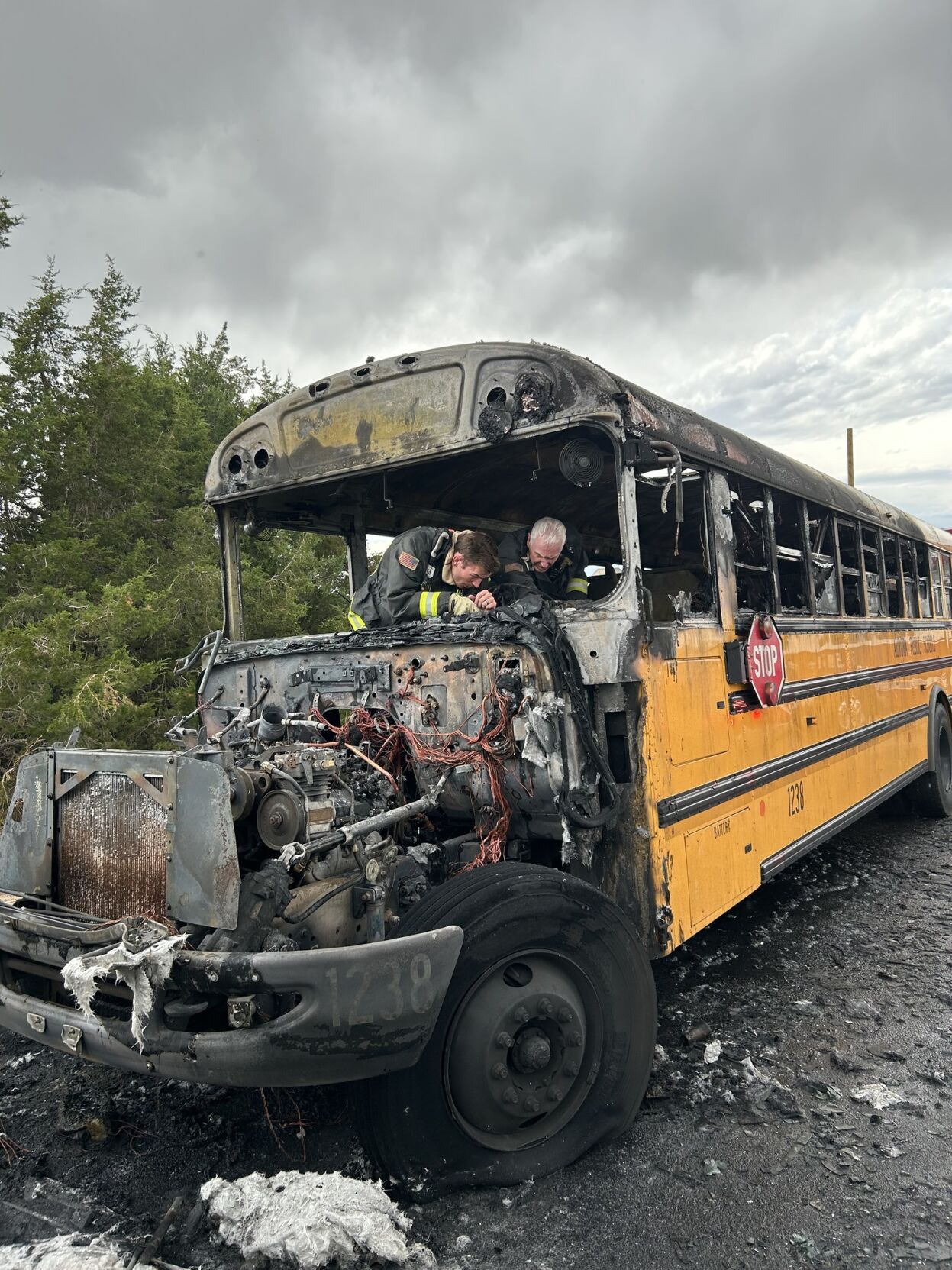 Colorado bus driver saves 14 children after school bus catches fire | News | kake.com